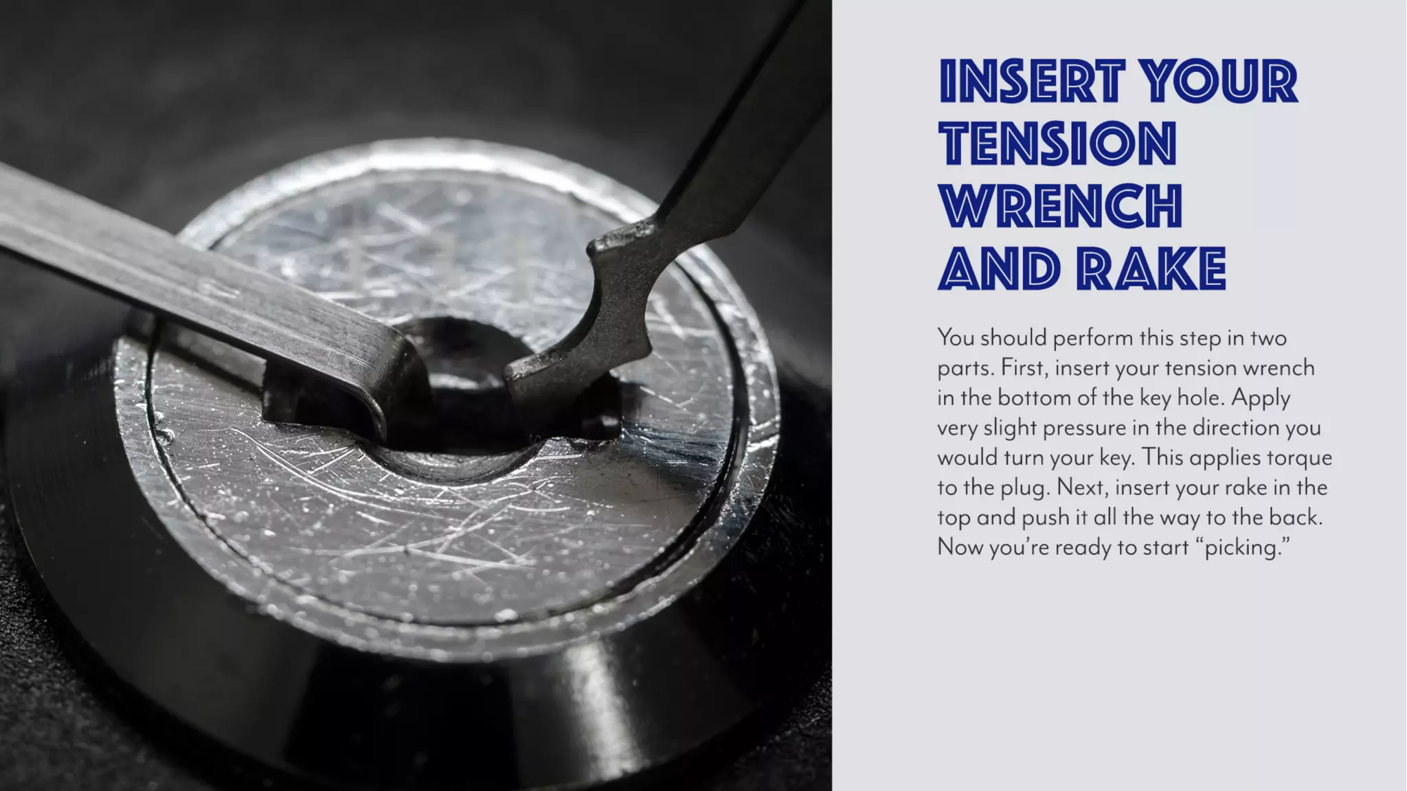 How to Pick a Tumbler Lock | PDF