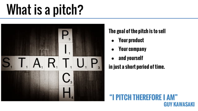 The Art of the Pitch | PPT