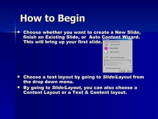 How To Power Point | PPT
