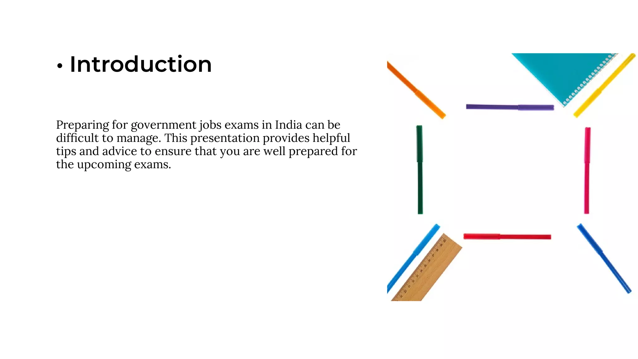 How To Prepare For Government Jobs Exams In India | PPT