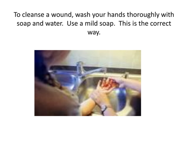 How To Properly Clean A Simple Wound | PDF