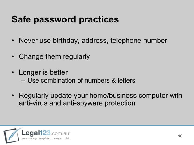 How to Protect Yourself Online | PPTX