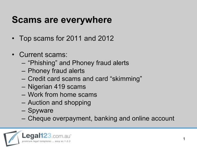 How to Protect Yourself Online | PPTX