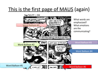 READING MAUS (with changes) | PPT