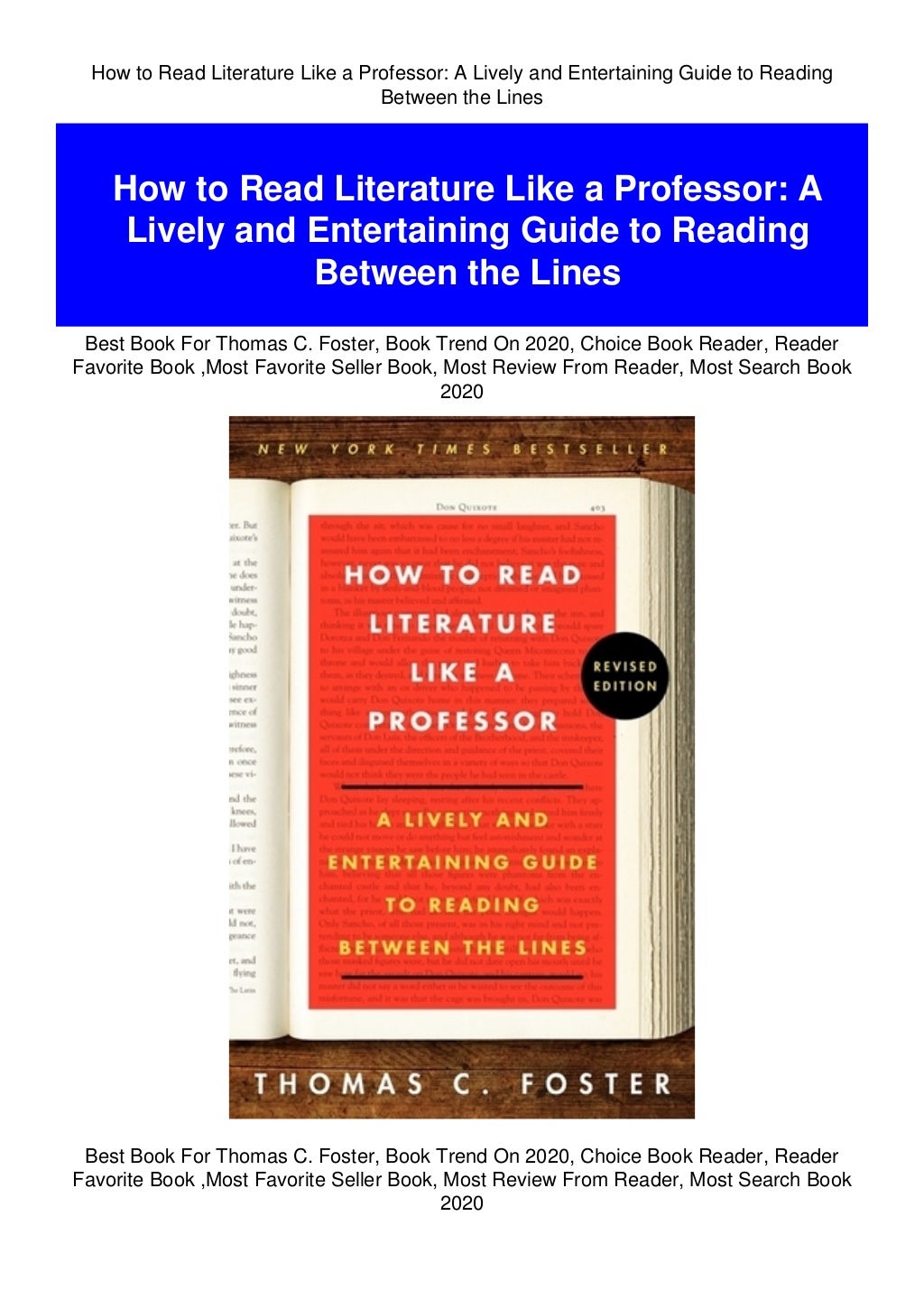 How To Read Literature Like A Professor A Lively And Entertaining how-to-read-literature-like-a-professor-a-lively-and-entertaining
