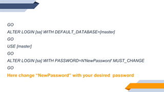 Know How to Recover SQL Server SA Password | PPTX