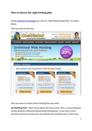 How to register a HostGator account with Namecheap Domain | PDF