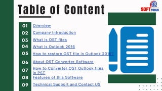 How to Restore OST File in Outlook 2016? | PDF