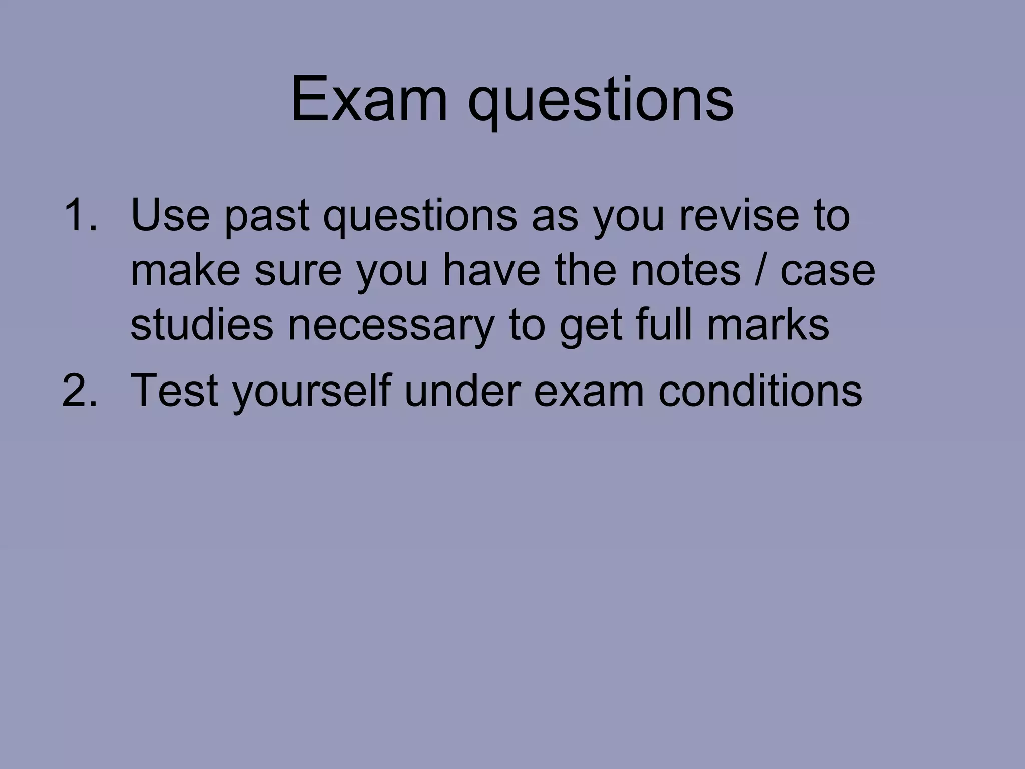 How to revise | PPT