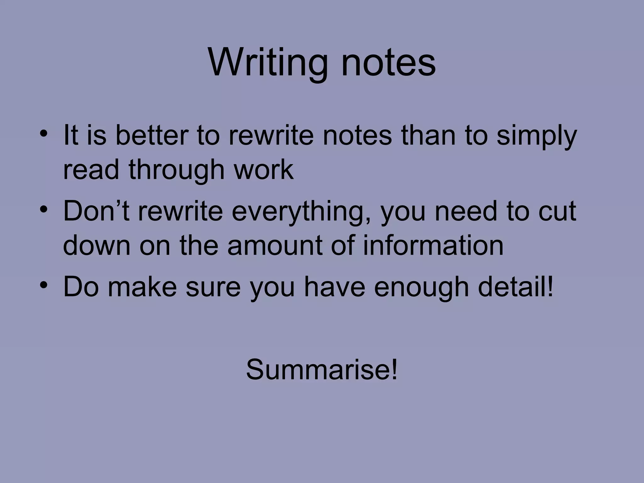 How to revise | PPT