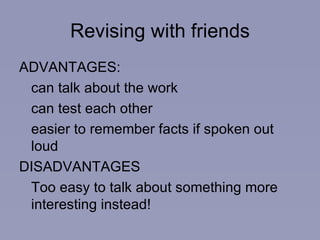 How to revise | PPT