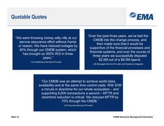 How to Scope Your Enterprise CMDB Project Successfully: Big Vision ...