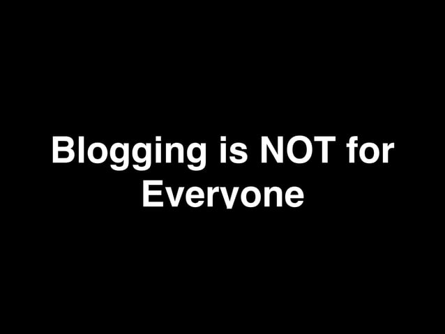 How to Set-up Your Own Blog | PPT