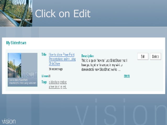 How to share a PowerPoint Presentation using SlideShare | PPT