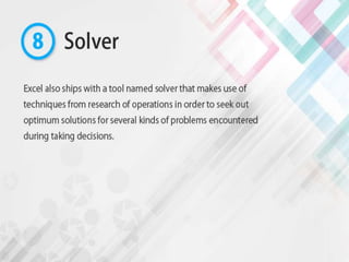 How to Simply Analyze Data in MS Excel | PPTX | Computing | Technology & Computing