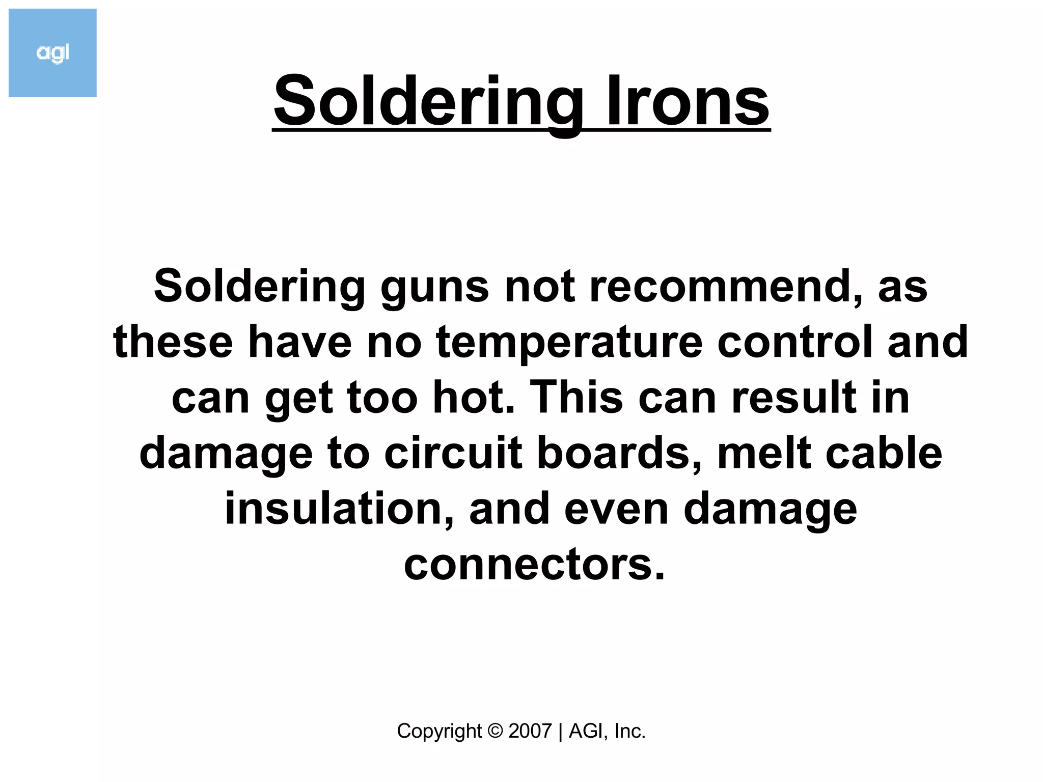 How To Solder V3.5 | PPT
