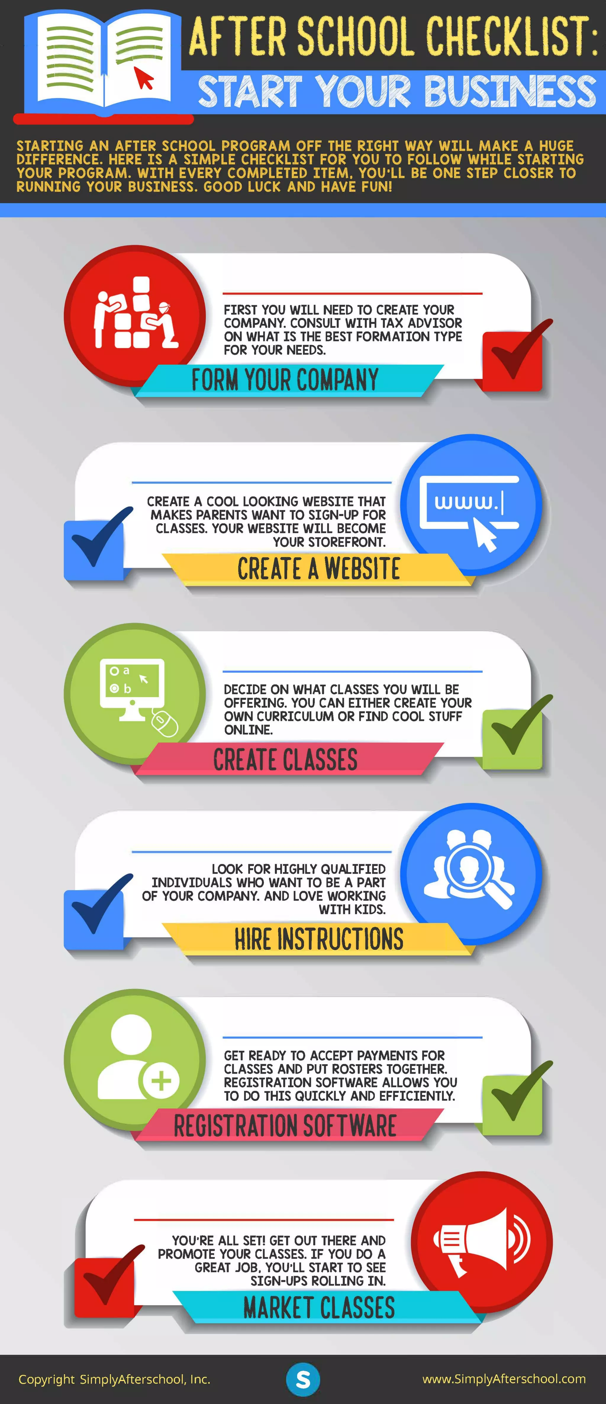 Start After School Program Business Infographic | PDF