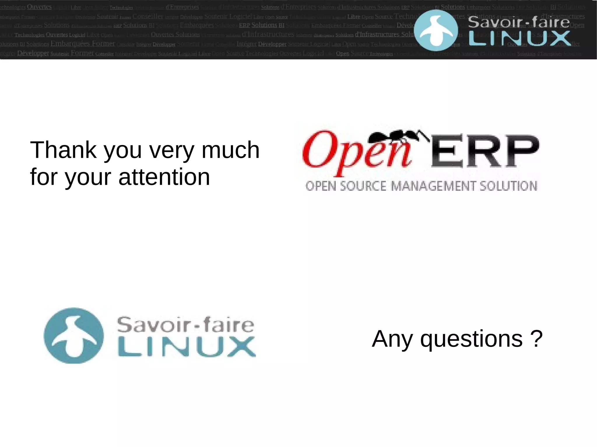 How to start your OpenERP activities with success | PPT