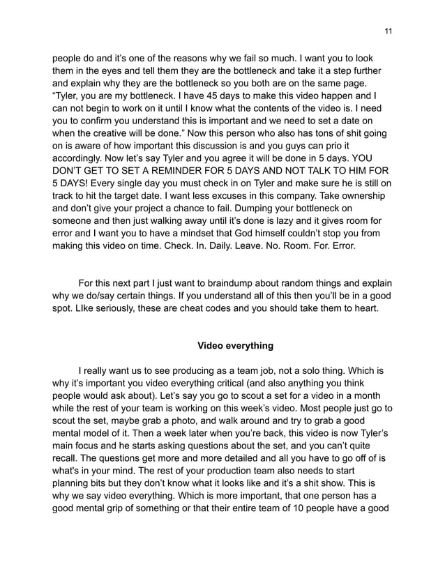 How to Succeed at MrBeast Production Handbook | PDF