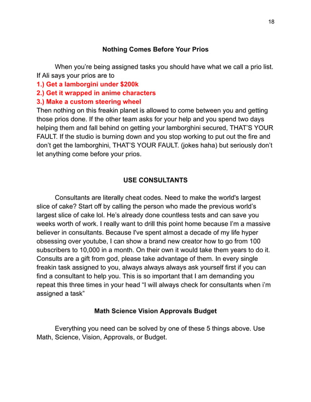 How to Succeed at MrBeast Production Handbook | PDF