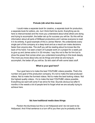 How to Succeed at MrBeast Production Handbook | PDF