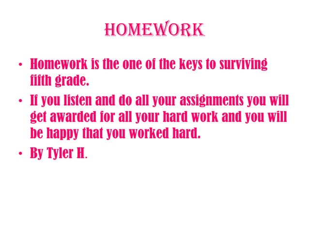 How To Survive 5th Grade | PPT