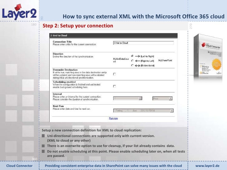 Office 365: How to sync with XML Office 365: How to sync with XML