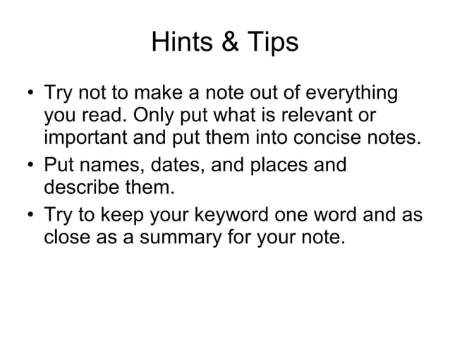 How to Take Cornell Notes | PPT
