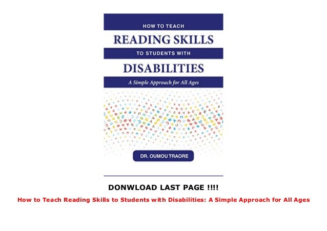How To Teach Reading Skills To Students With Disabilities A Simple How To Teach Reading Skills To Students With Disabilities A Simple