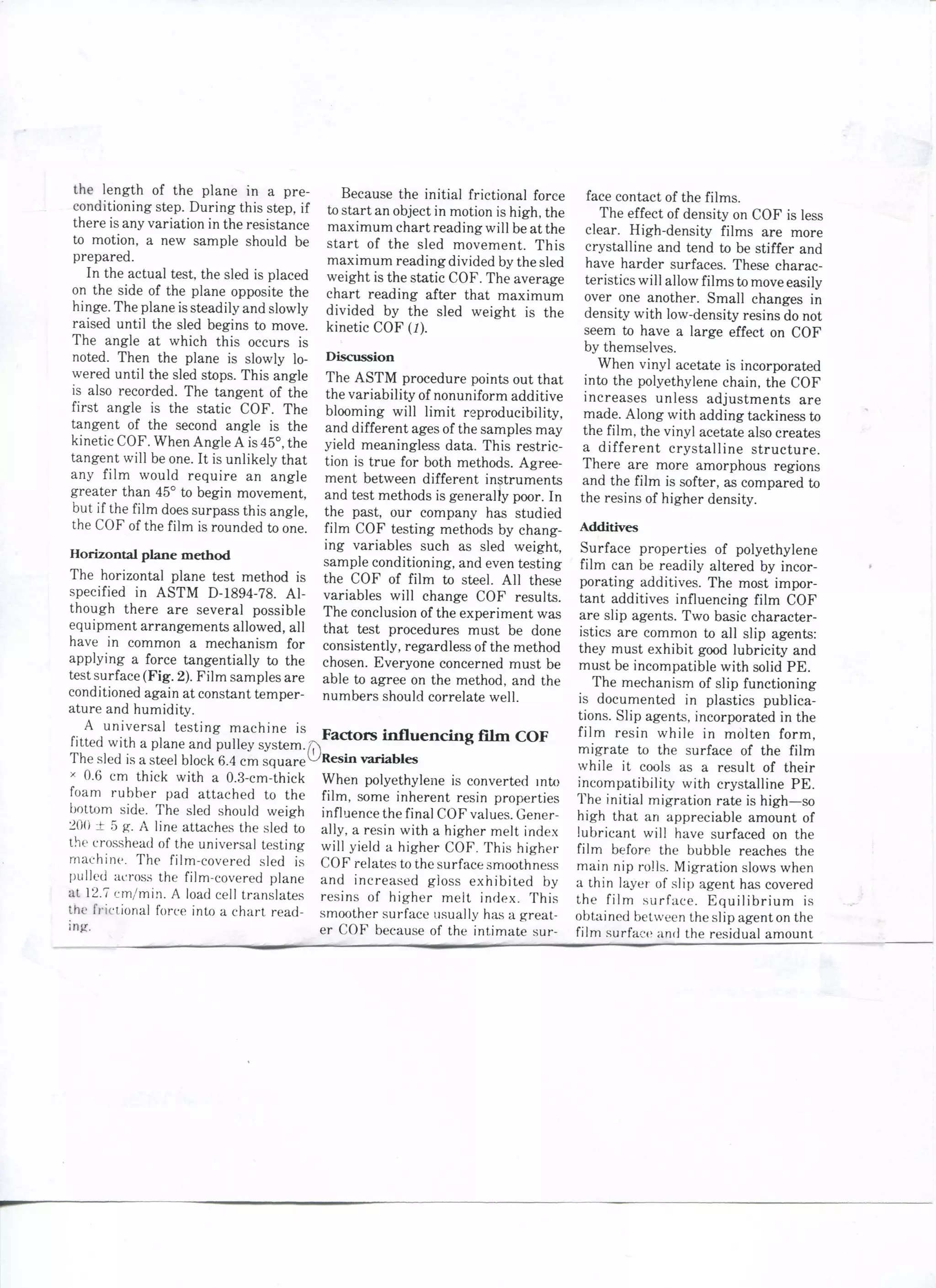 How to test slip or coefficient of friction and other factors in ...