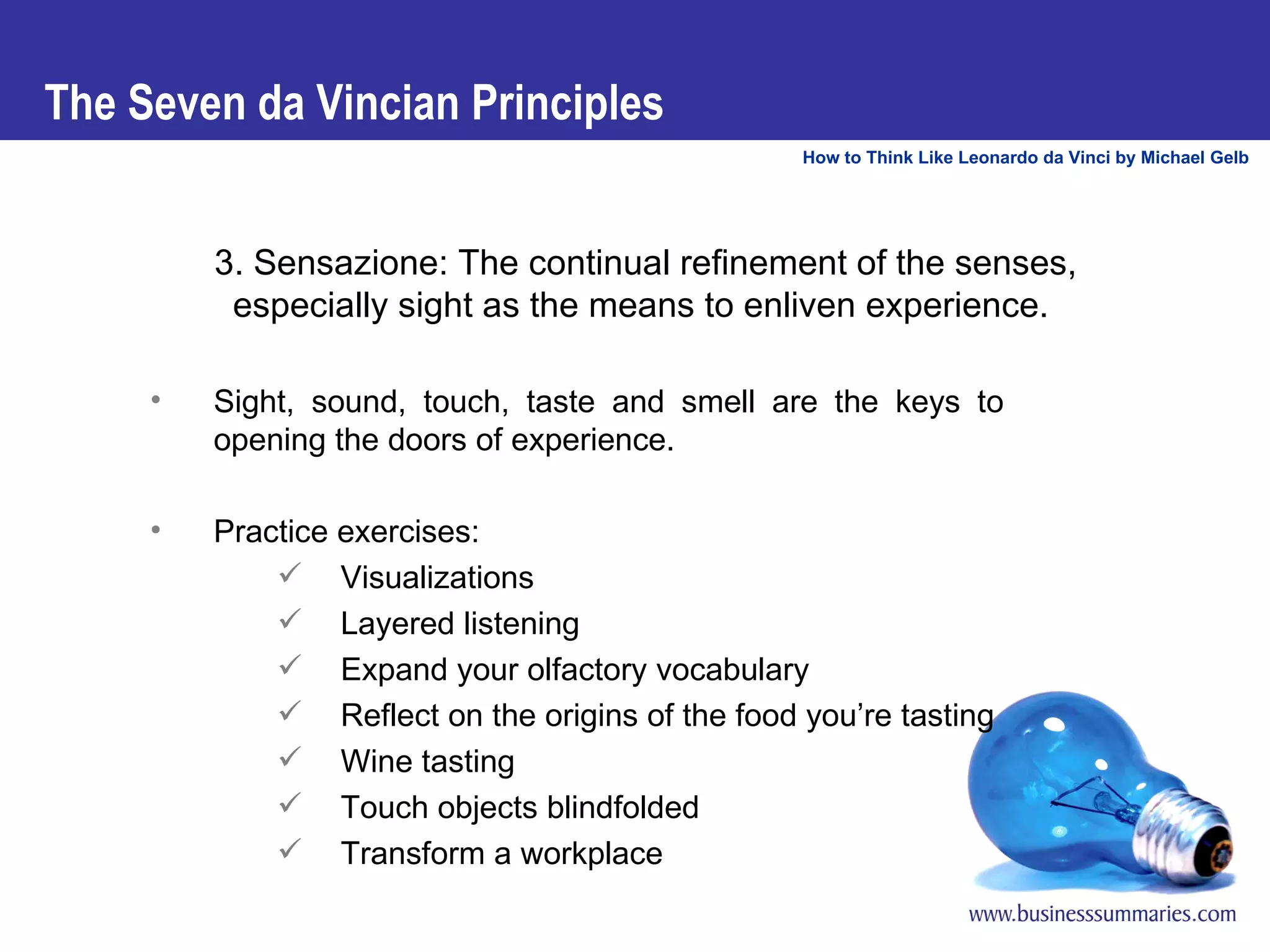 How to think like Leonardo Da Vinci | PPS