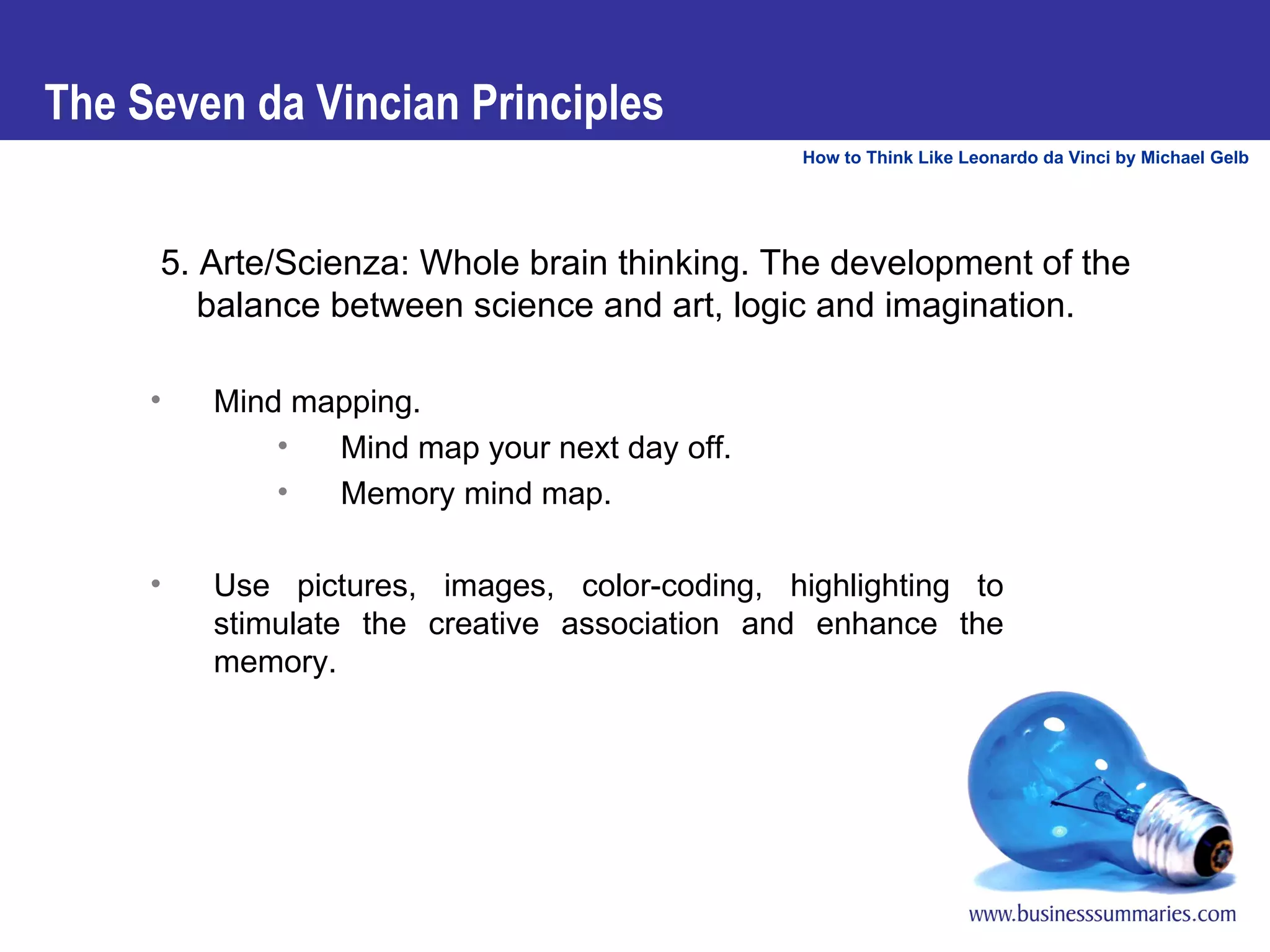 How to think like Leonardo Da Vinci | PPS