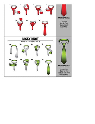 How to-tie-a-necktie | PDF