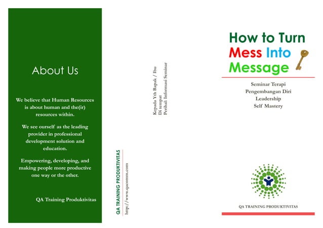 How to Turn Mess Into Message | PDF