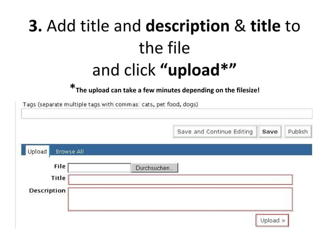How To Upload2 | PPT