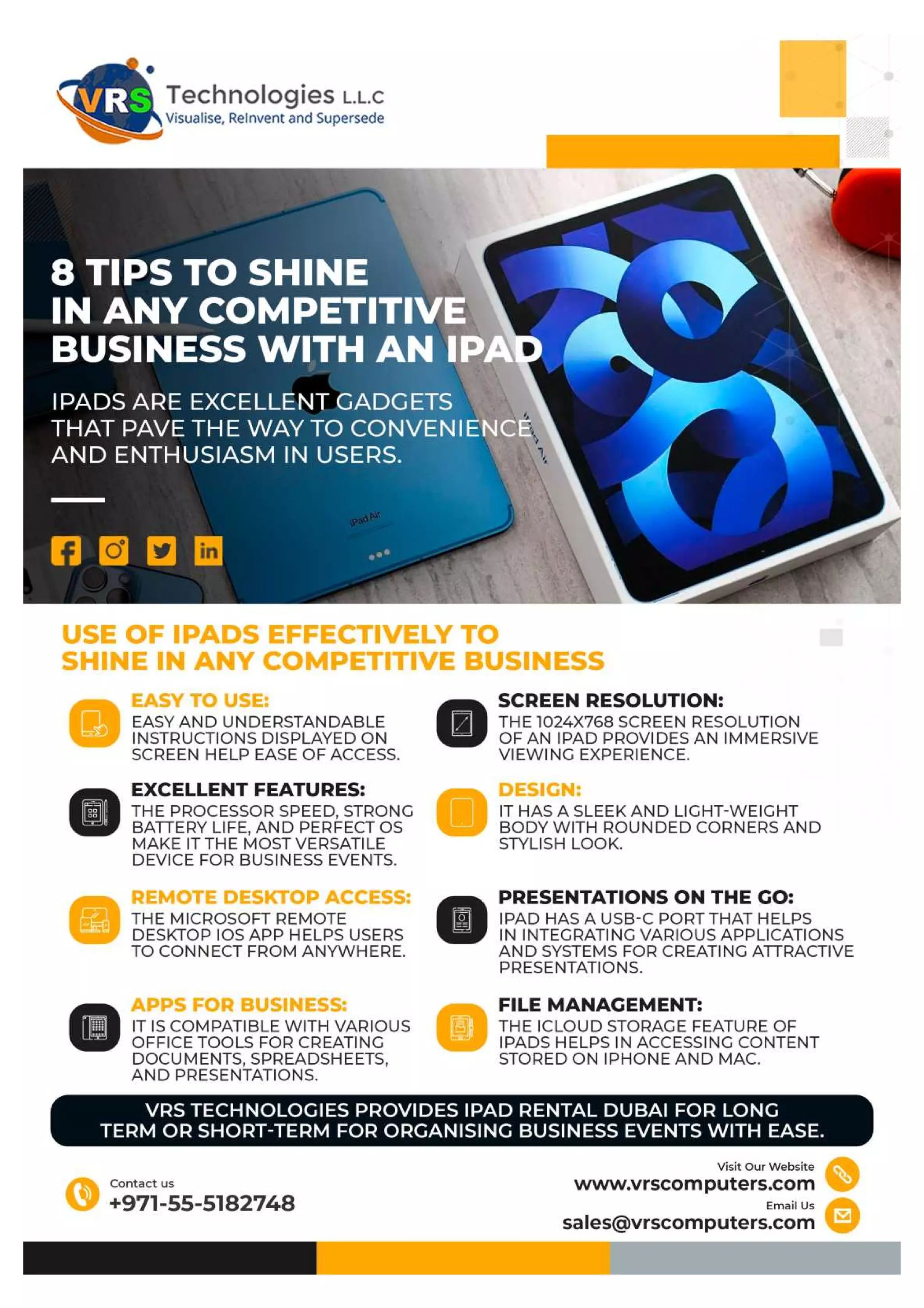 How to Use an iPad for Business? | PDF