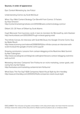 How to use comics in B2B marketing | PDF