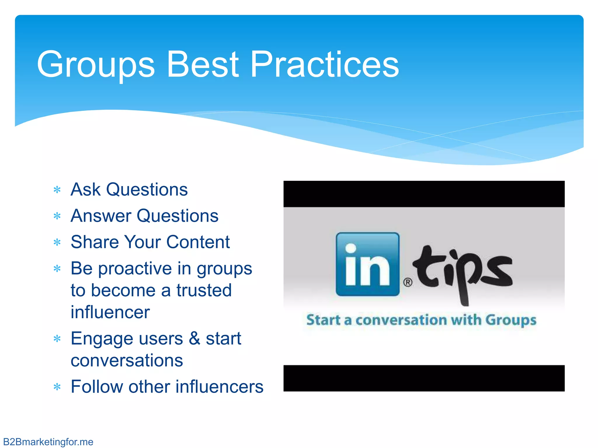 LinkedIn Beginners Guide for B2B Businesses | PPT