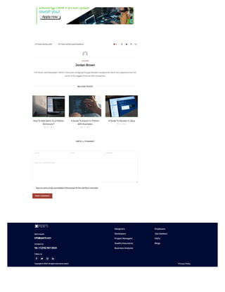 How To Use Python Dataclassses? | PDF