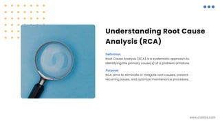 How to Use Root Cause Analysis Tools in Maintenance | PDF