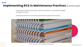 How to Use Root Cause Analysis Tools in Maintenance | PDF