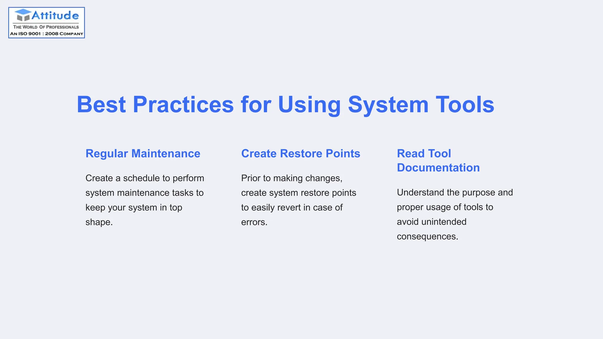 How to Use System Tools for Maintenance and Optimization | PPTX