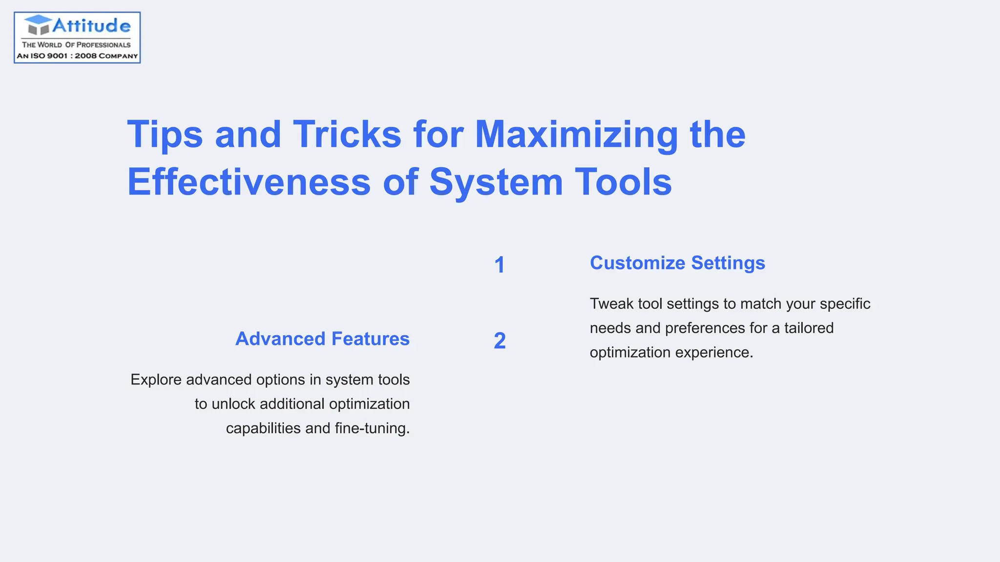 How to Use System Tools for Maintenance and Optimization | PPTX