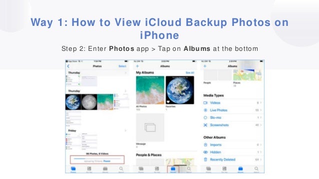 3 Ways to View iCloud Backup Photos | PPT