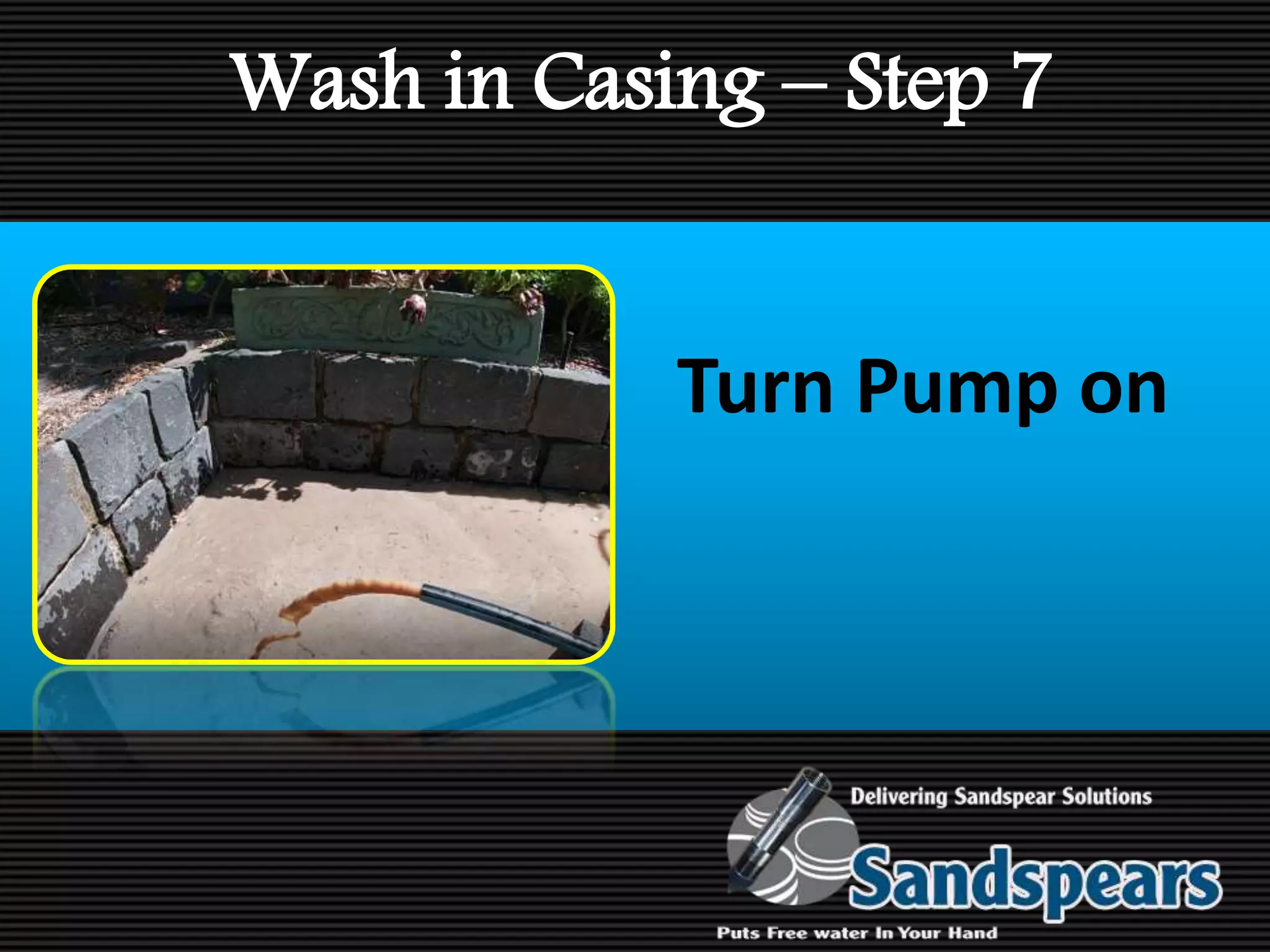 How to-wash-in-casing-installation-method | PPTX