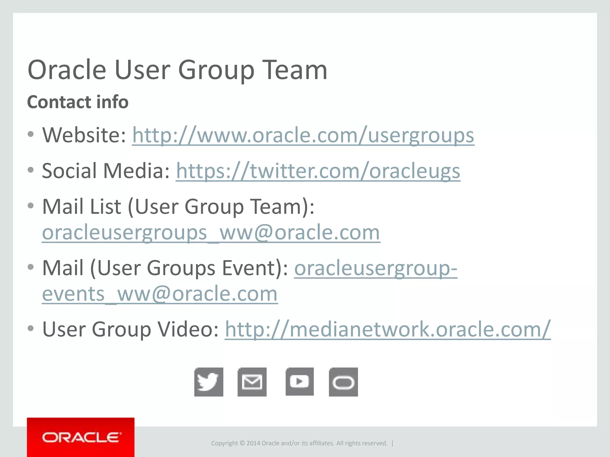 How to-work-with-the-oracle-user-group-team | PPT