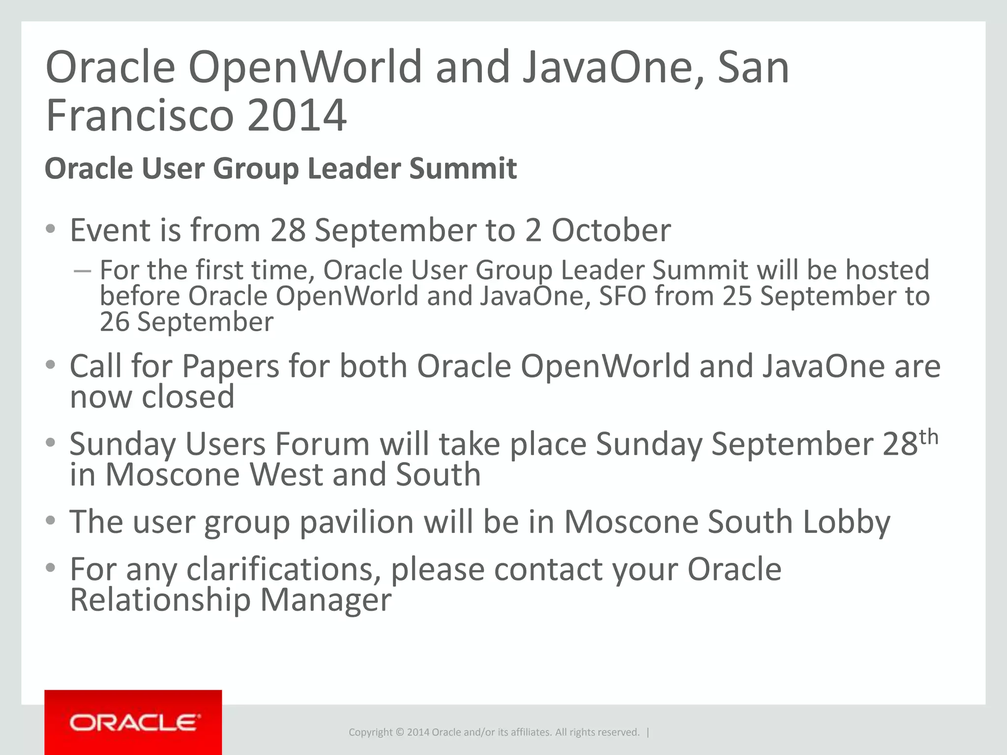 How to-work-with-the-oracle-user-group-team | PPT