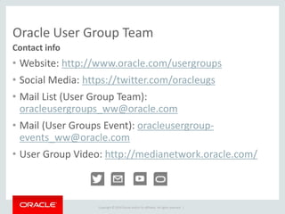 How to-work-with-the-oracle-user-group-team | PDF