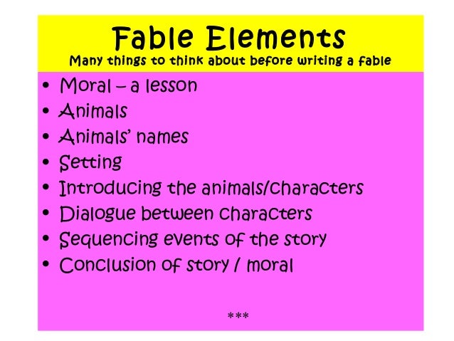 How to-write-a-fable-