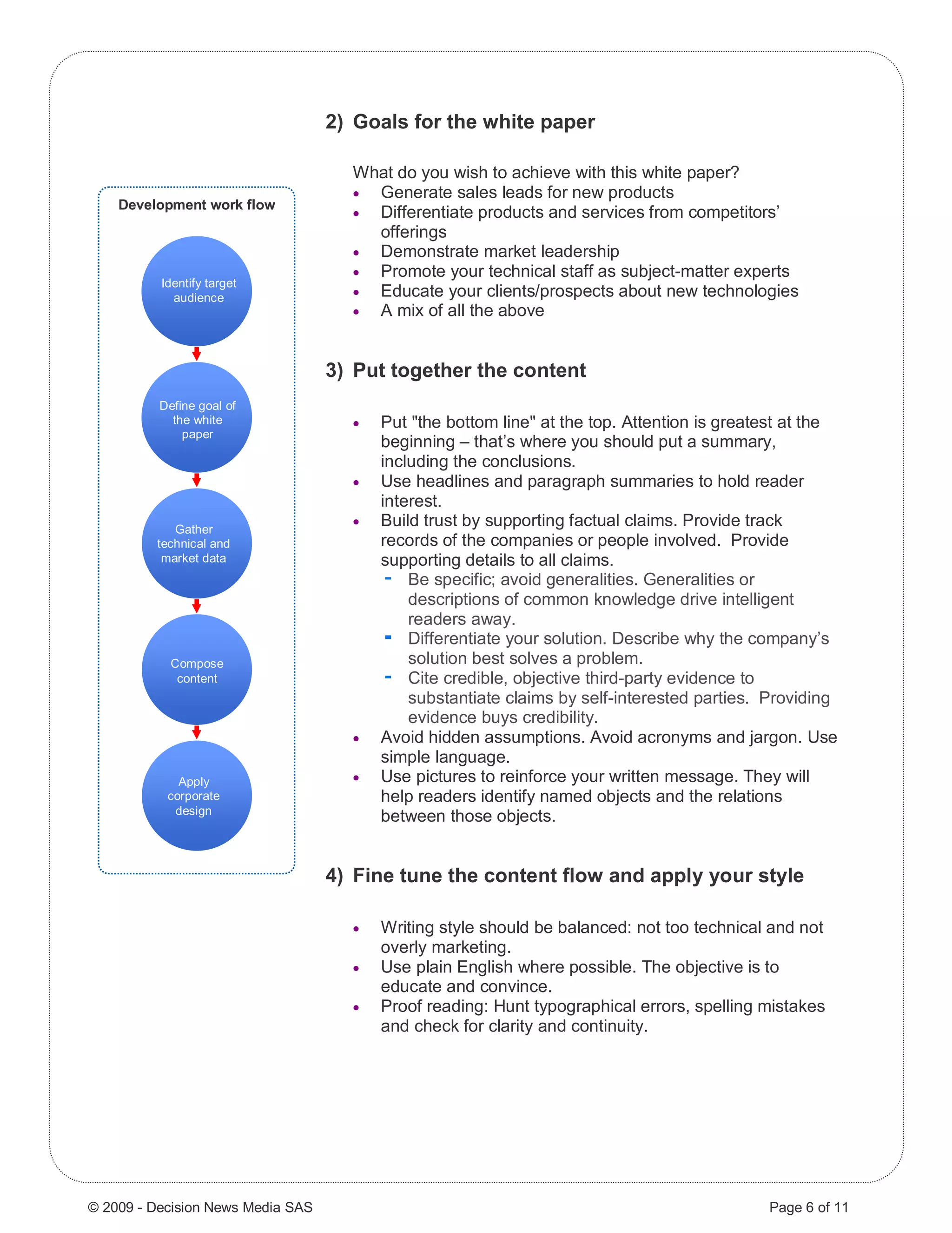 How to write a good white paper | PDF